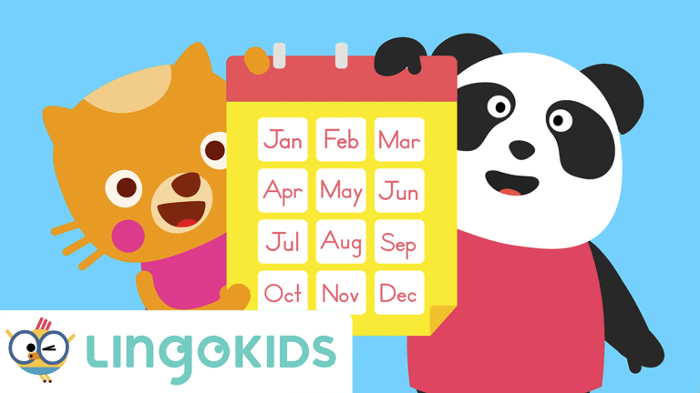 Months of the Year Song for kids! 🗓️ 🎤
