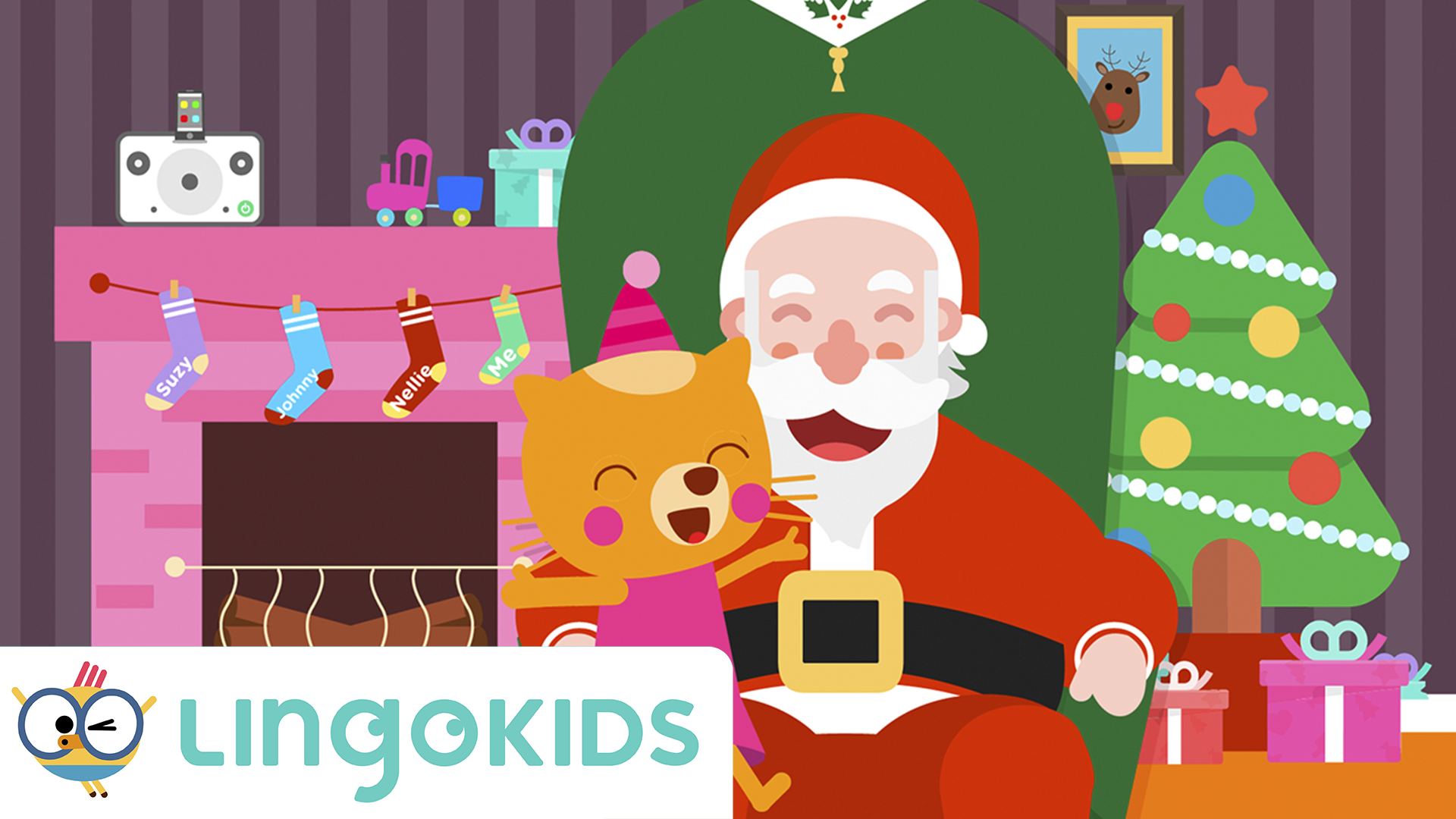 Jolly Old Saint Nicholas Song for Kids | Lingokids