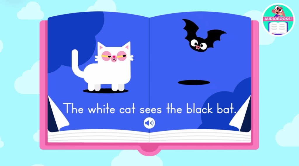 Cat and Bat - Lingokids - The Playlearning™ App in English