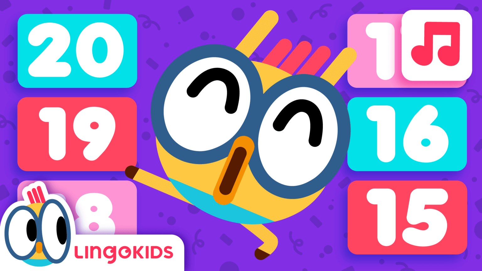 Counting From 20 Song 🧮 Math Music for Kids