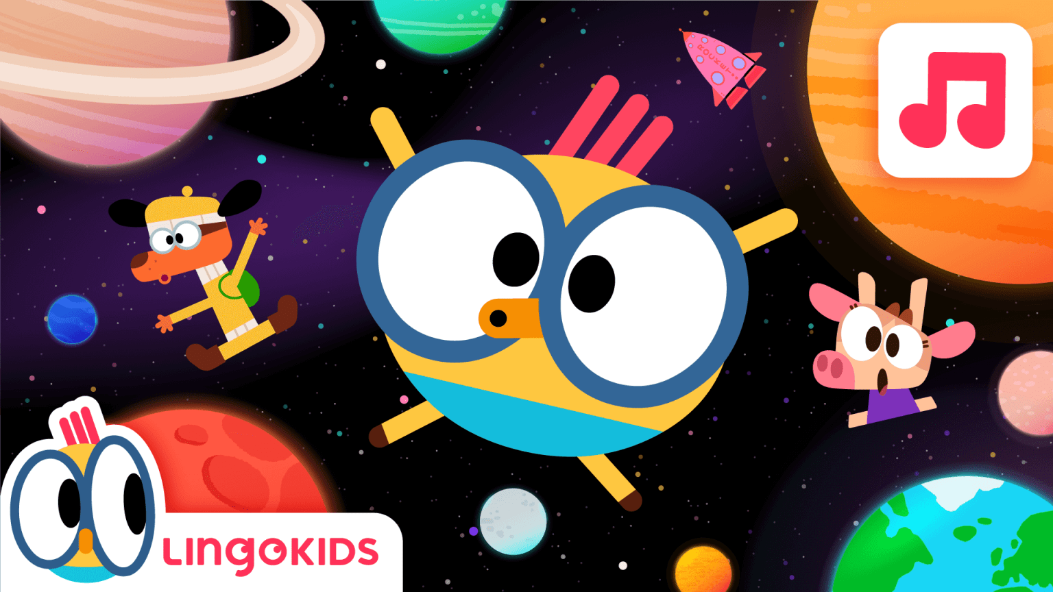 Planets Song 🪐 Space Music for Kids