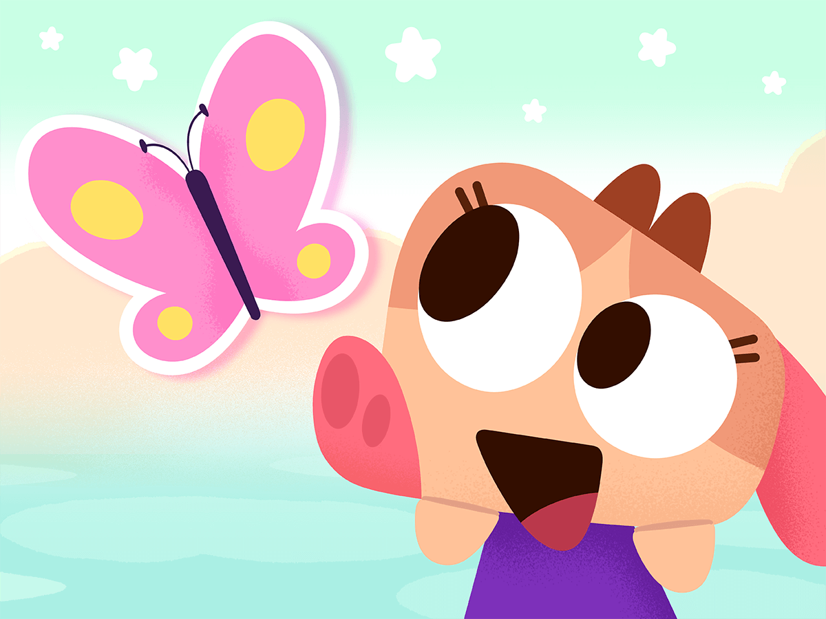 Hide and Seek Butterfly Song 🦋 Music for Kids